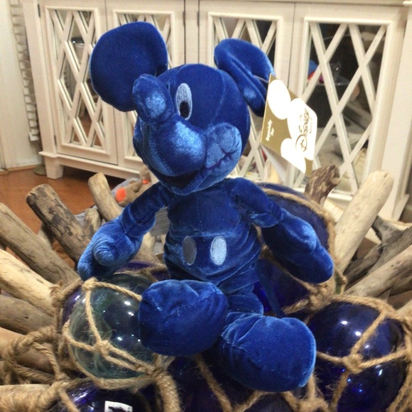 The Disney Company | Toys | Nwt Cobalt Blue Mickey Stuffed Animal ...